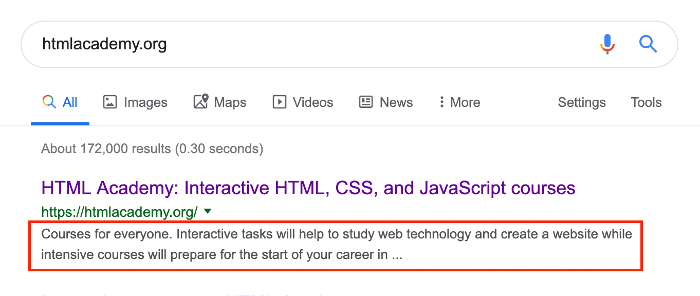 The meta tag, which is used for keywords — HTML document structure ...